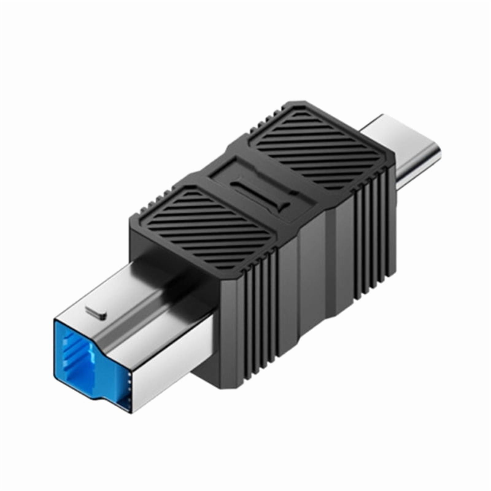 USB3.0 Printer Adapter Square Port USB B Male to USB/Type C Connector ...