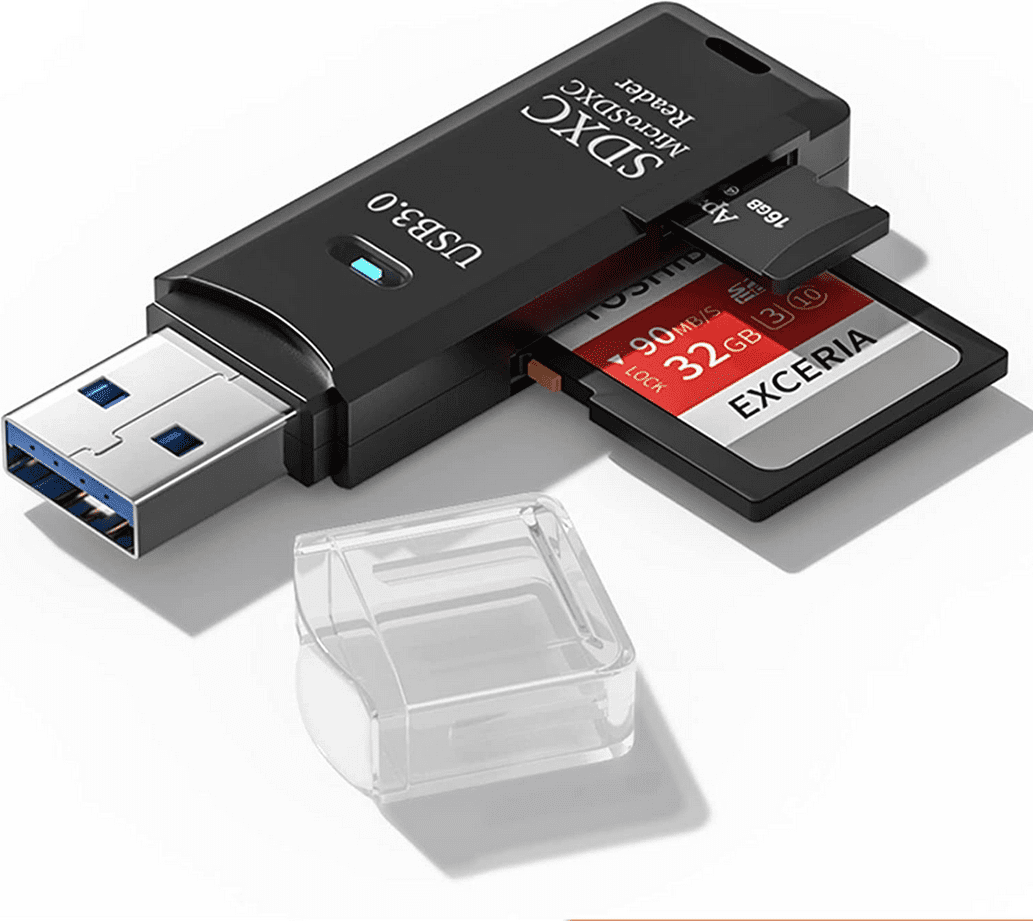 USB3.0 SD Card Reader for PC Micro SD Card to USB Adapter for Camera ...