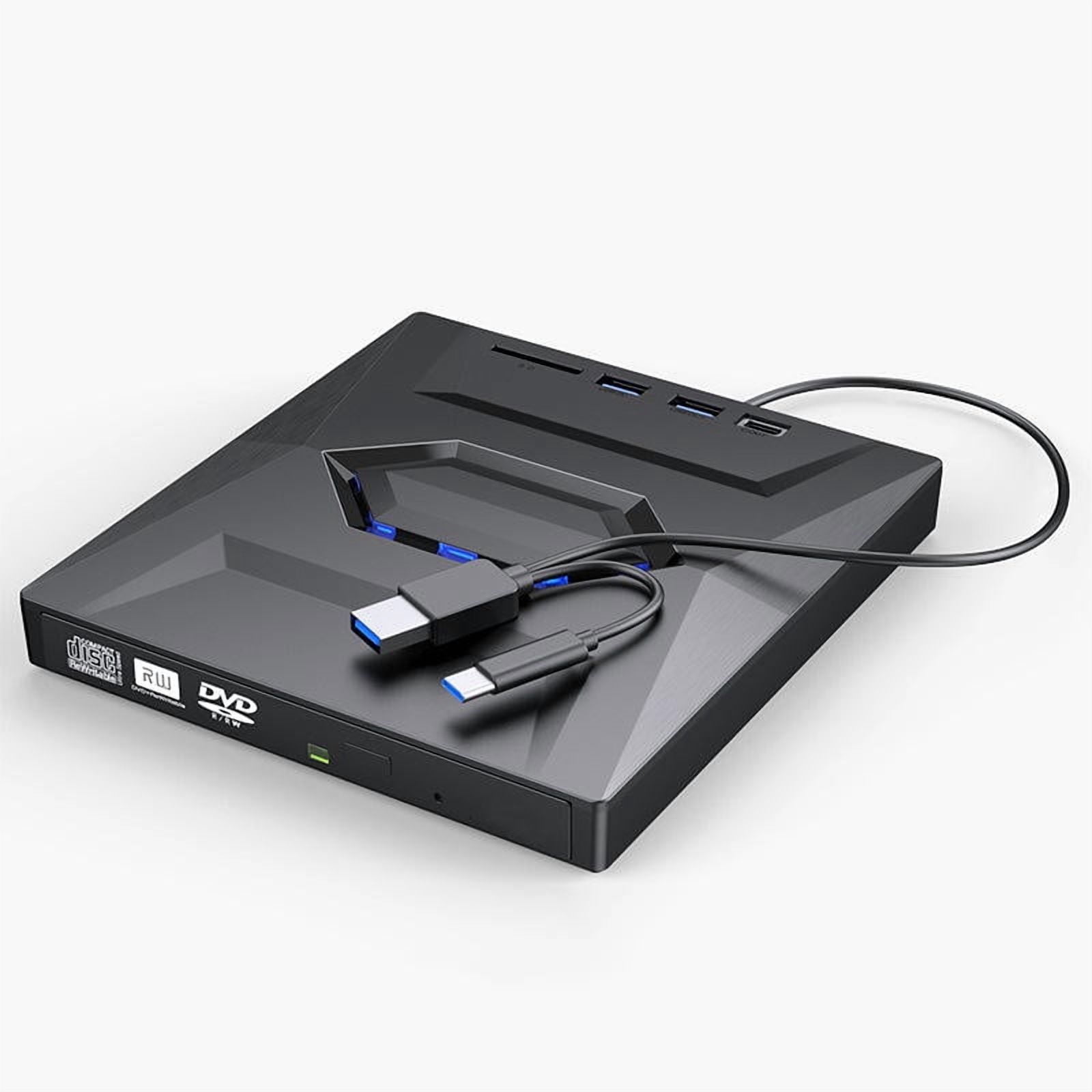 USB3.0 TYPE 3-in-1 Multi-Function External Mobile Drive CD DVD Burner ...