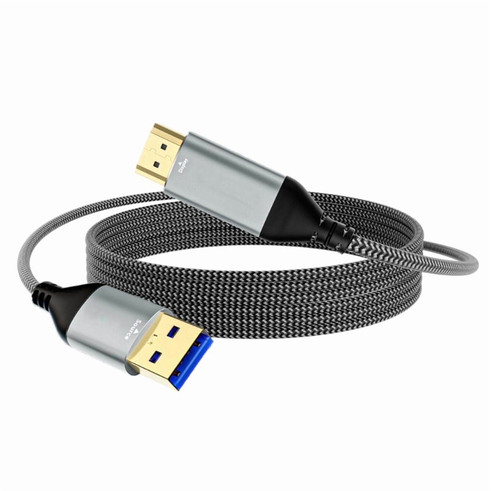 USB3.0 To HDMI Adapter Cable 5Gbps 1080P HD 4K Video Output Plug And ...