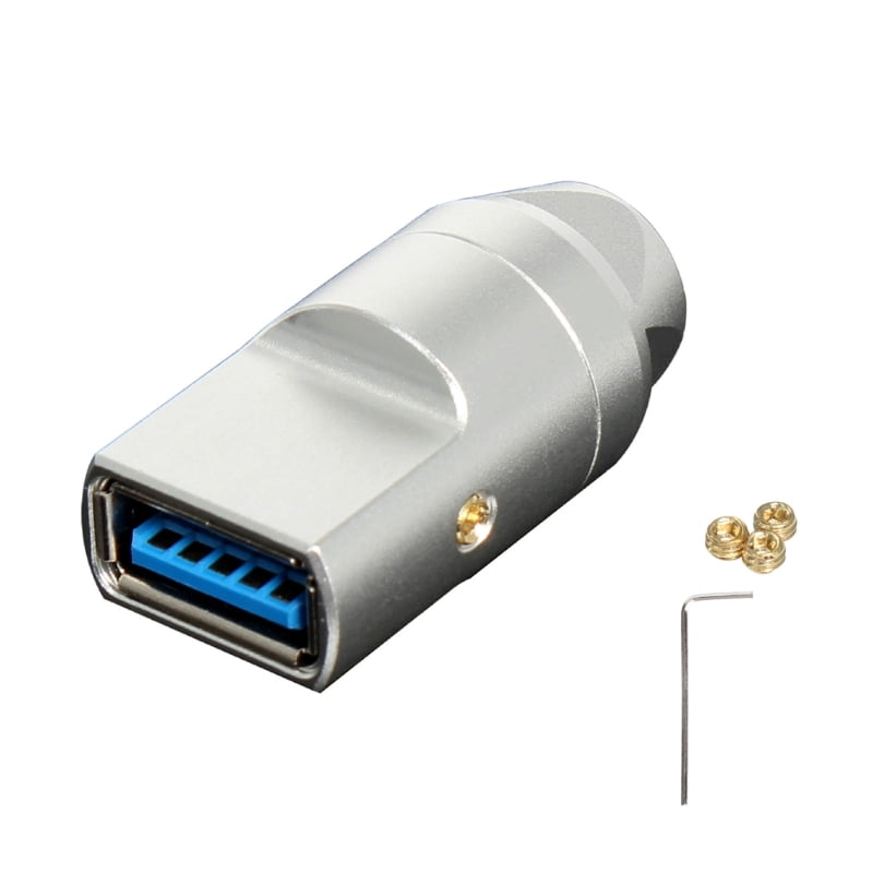 USB3.0 Type A Female Socket Connector Solder Type Aluminum Alloy Shell ...
