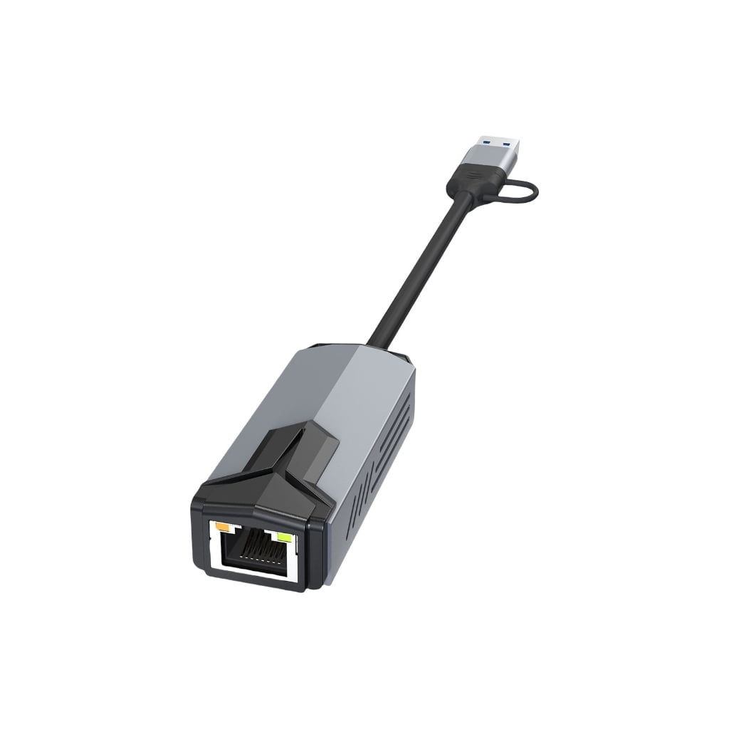 USB3.0 Type C To RJ45 Networking Adapters 5/2.5/1Gbps Fast Wireds ...