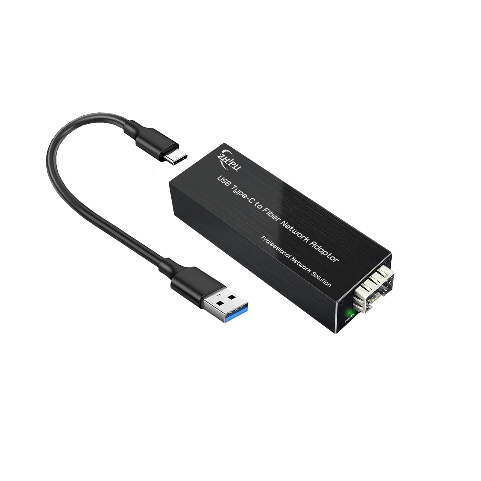 USB3.0 Type C to SFP Gigabit Ethernet/Fiber Network Adapter，100 ...