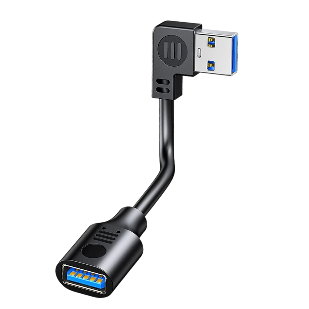 USB3.0 Up/Down/Left/Right Angled Adapter Cable Charging Wire 5Gbps ...