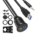 USB3.0 and 3.5mm Sound Cable Replacement Cable Perfect for Car ...