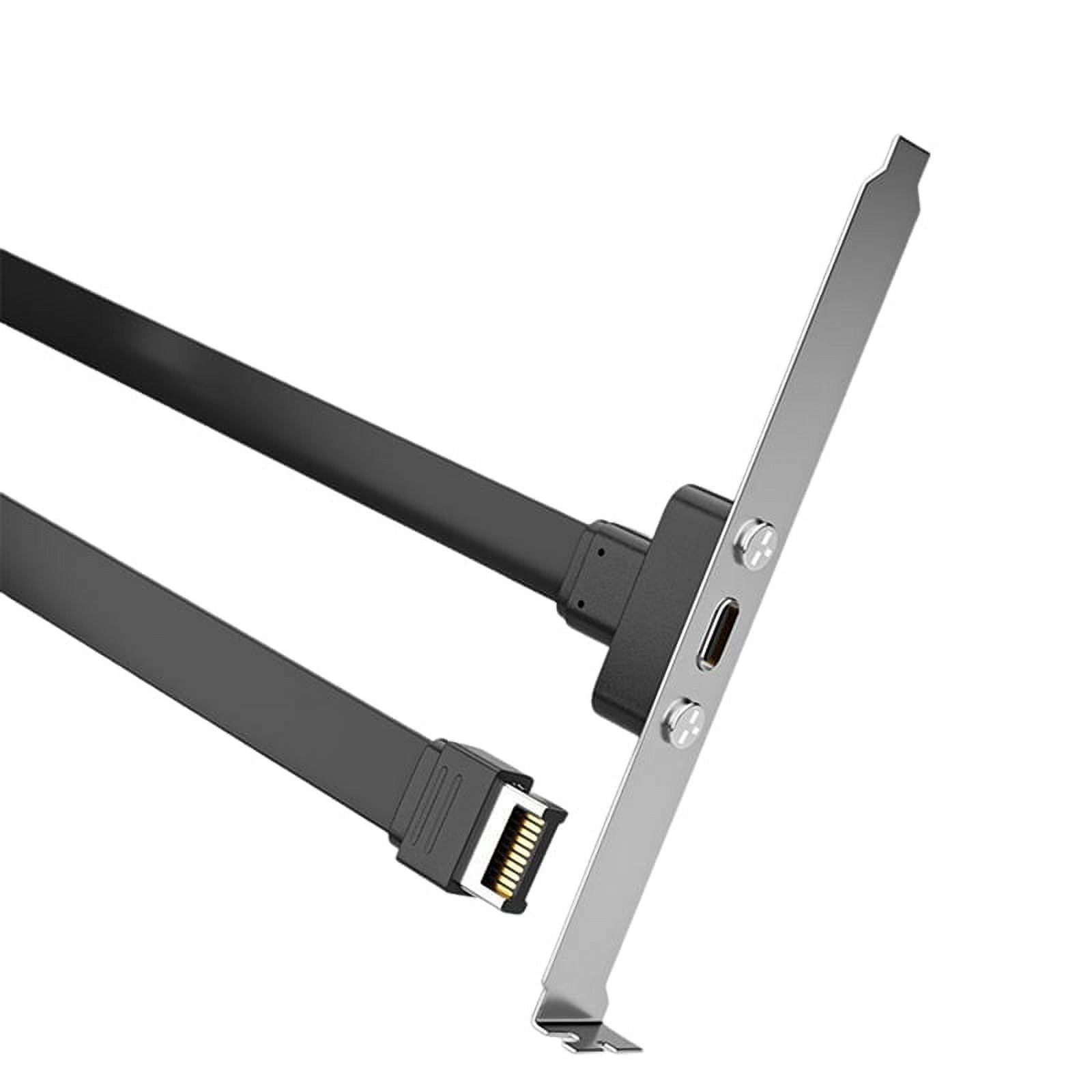 USB3.1 Baffle Cable 19PIN/TYPE-E to TYPE-C Front C Mother Chassis PCI ...