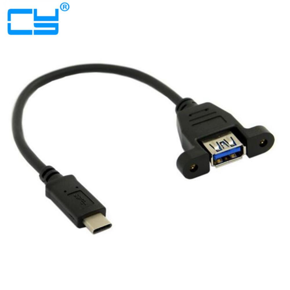 USB3.1 Type C type-c USB-C Male to USB 3.0 A Female OTG Adapter Cable ...