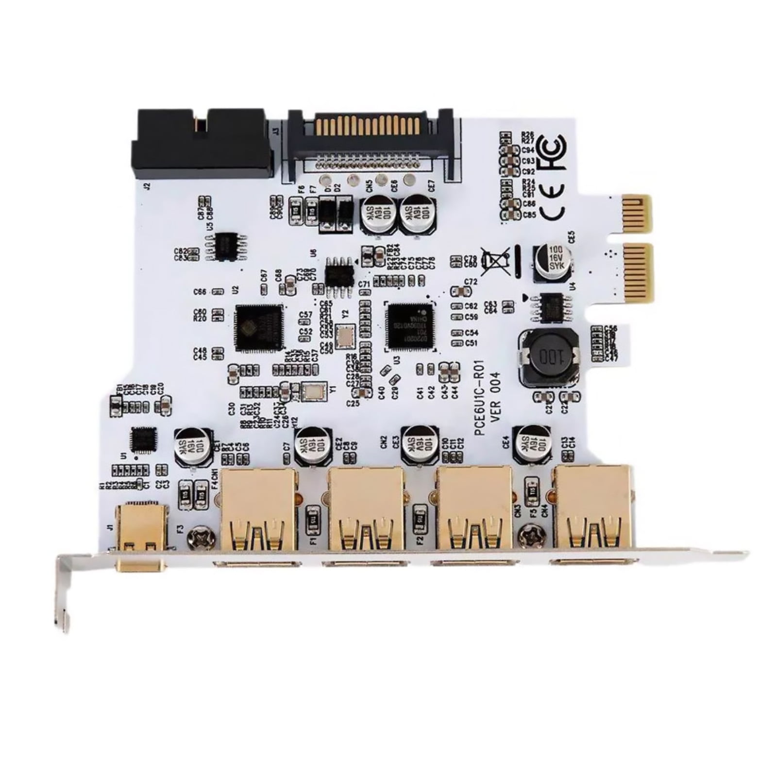 USB3.2 Gen1 Expansion Card with Positive Negative Pluggable Type-C ...