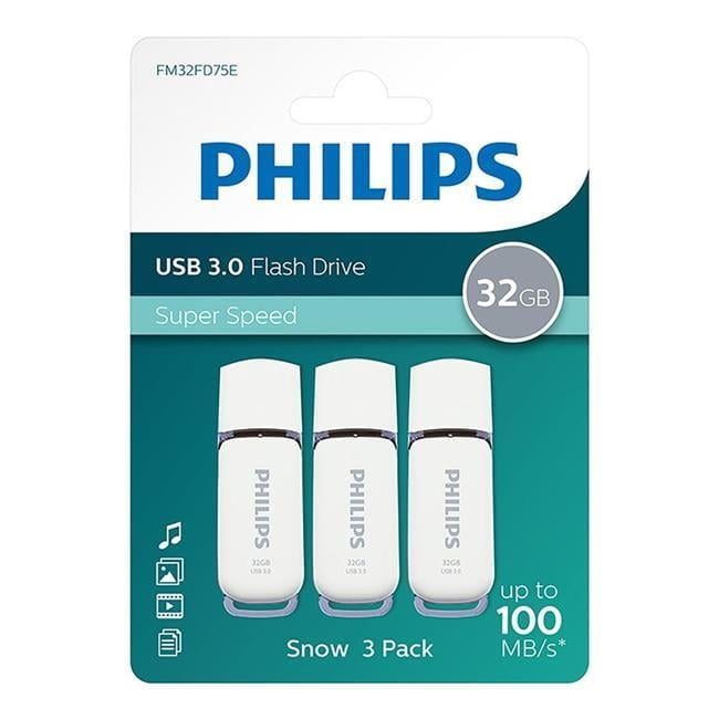 USB3.2 Snow 32GB Flash Drive - Pack of 3 - Walmart.com