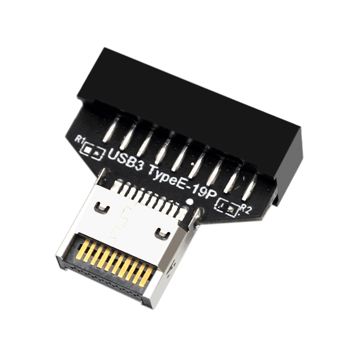 USB3.2 Type-E 20Pin to USB 19P Chassis Front USB Type A Type C ...
