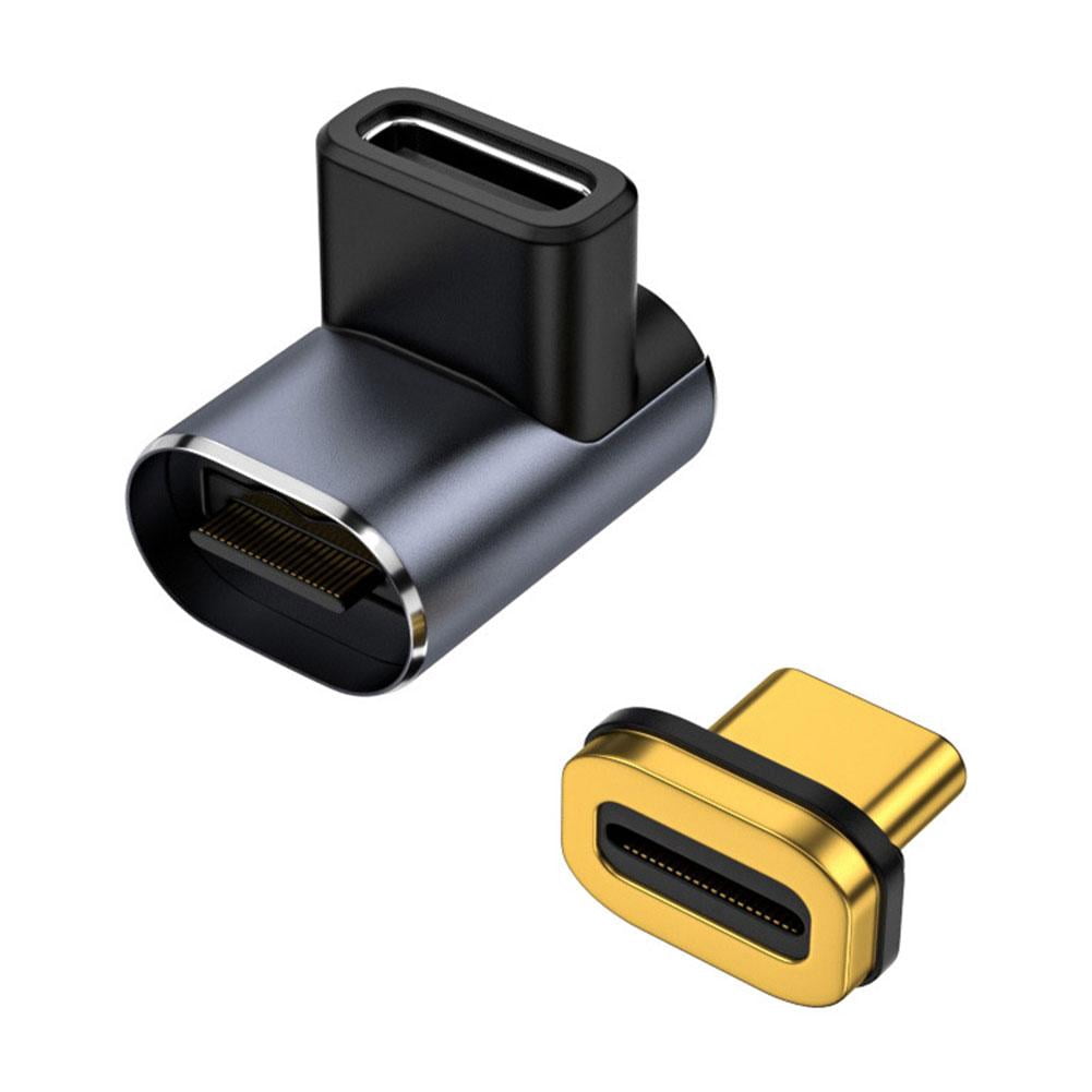 USB4.0 Elbow Magnetic Adapter Type-C Magnetic Suction Adapter 40GB δ ...