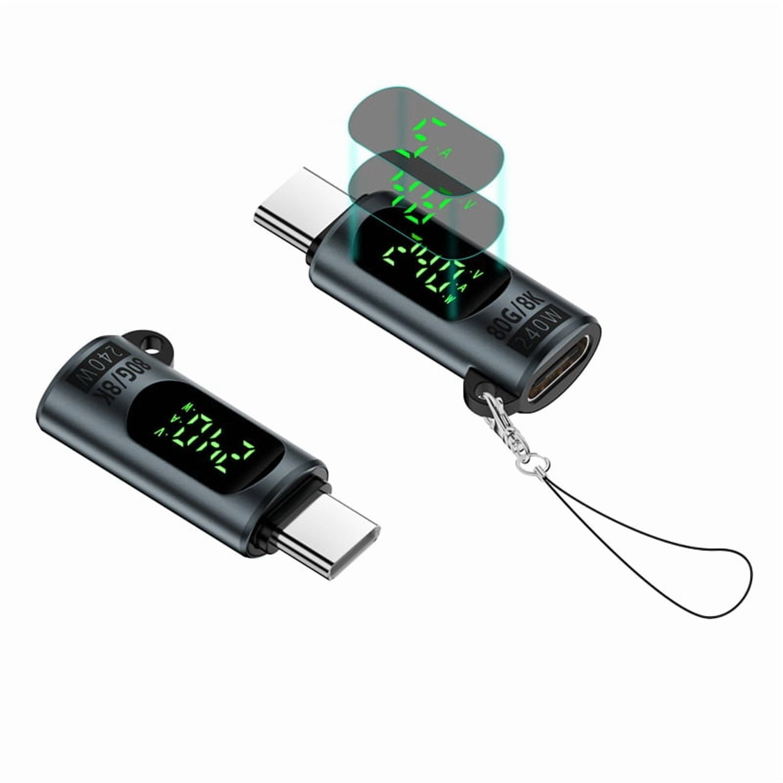 USB4 80Gbps Adapter Digital Display USB 4 V2.0 80Gbps Type C to Type C ...