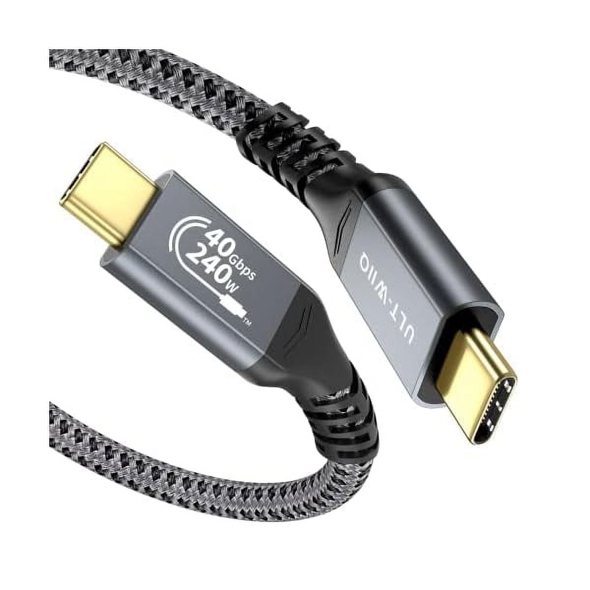 USB4 Cable - Thunderbolt 4, 40Gbps Data Transfer, 240W PD, 3.1 USB C to ...