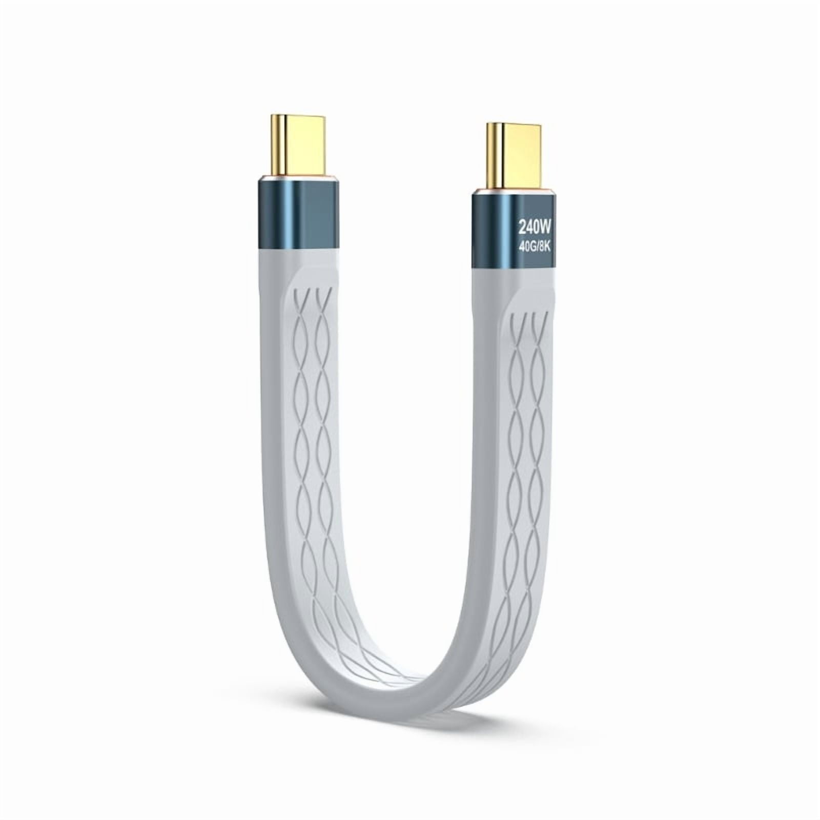 USB4 Data Cable PD 240W 5A Fast Charging USB C to USB C Cable ...