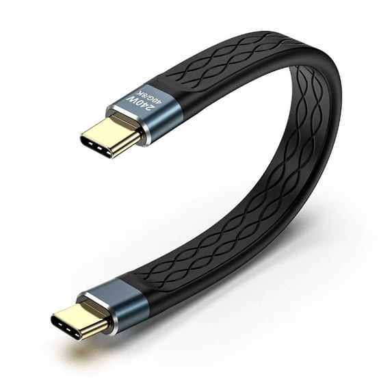 USB4 Data Cable PD240W 5A Fast Charging USB C to USB C Cable ...