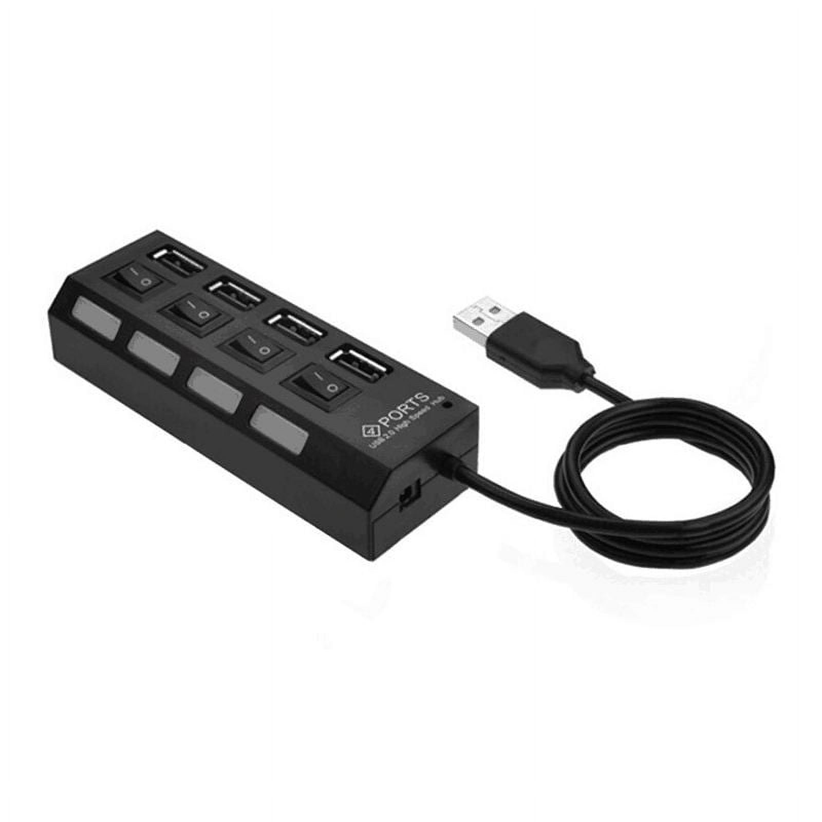 USB4 port 2 Splitter with switch HUB 4-hole switch HUB USB2.0 hub ...