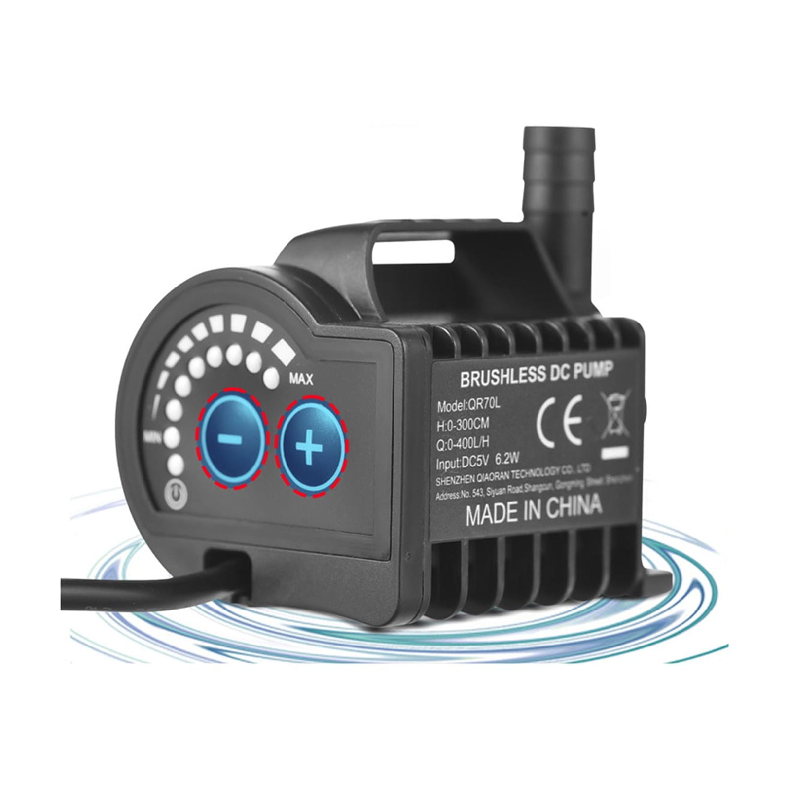 USB5V Brushless Centrifugal Submersible Water Pump For Fountain Pool ...