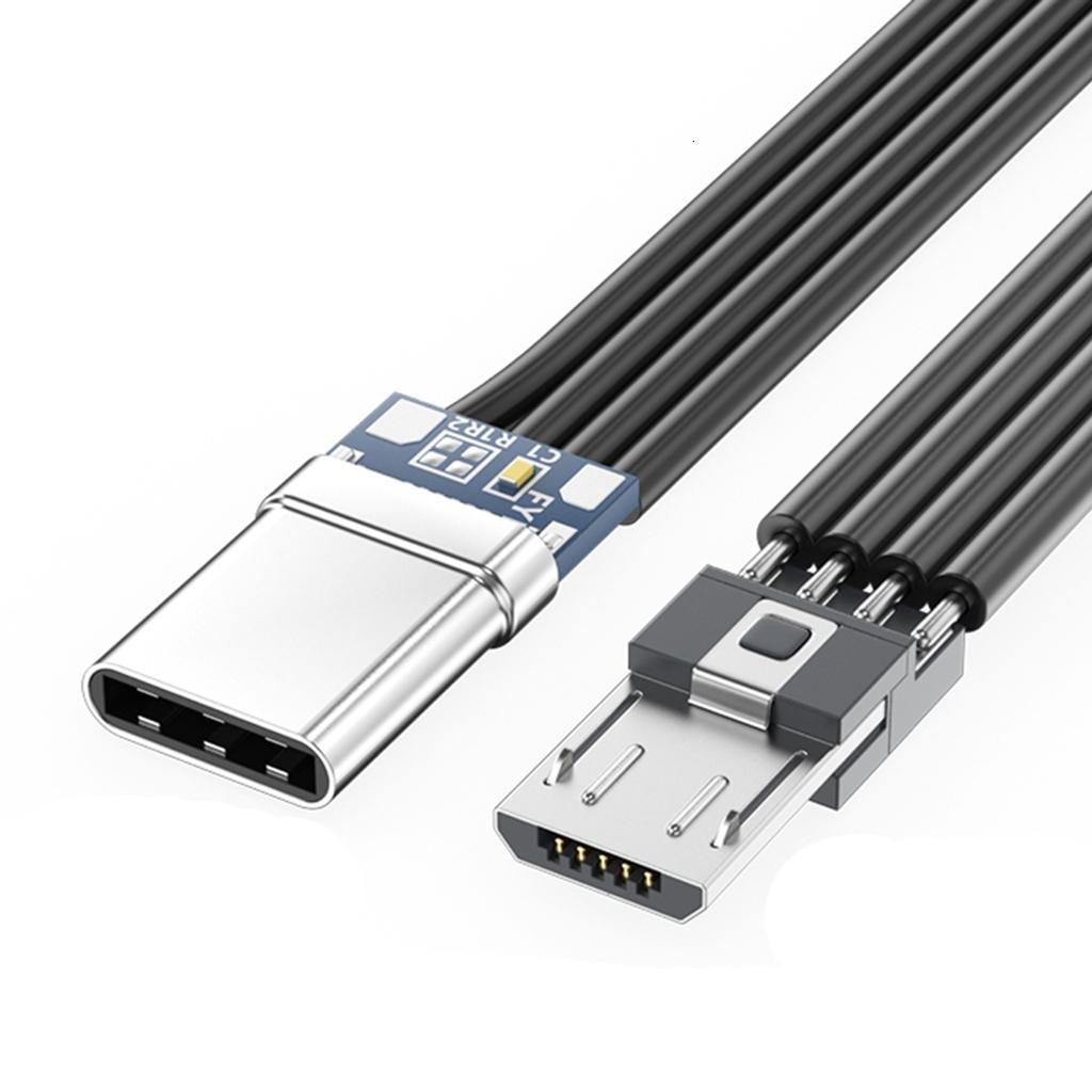 USBC Cable Thin Ribbon FPC Cable USB TypeC 90 Degree Angled up to ...