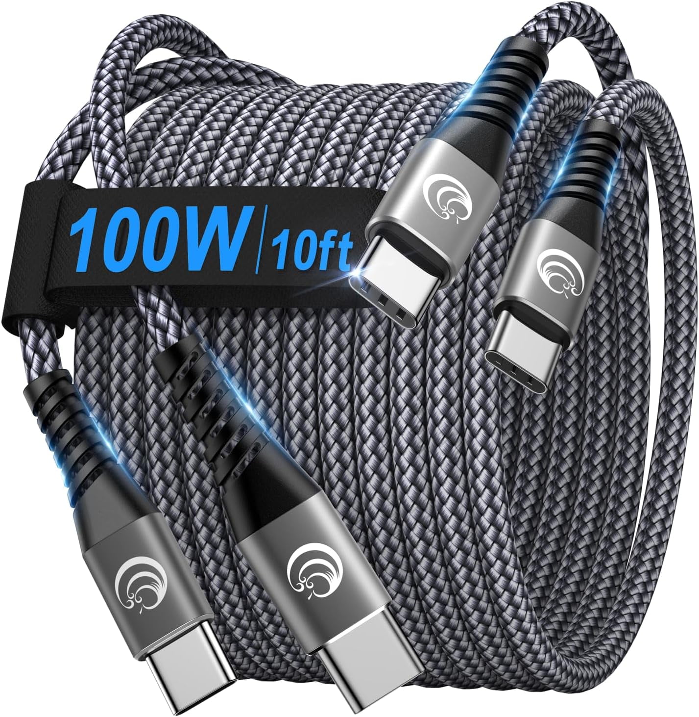 USBC to USBC 100W [10ft/2 ] C to C Braided C to C Cord for /Air, 16 15 ...
