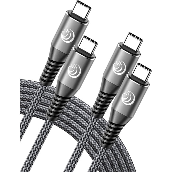 USBC to USBC 100W [6ft/2 ] C to C Braided C to C Cord 5A for /Air, 15 ...