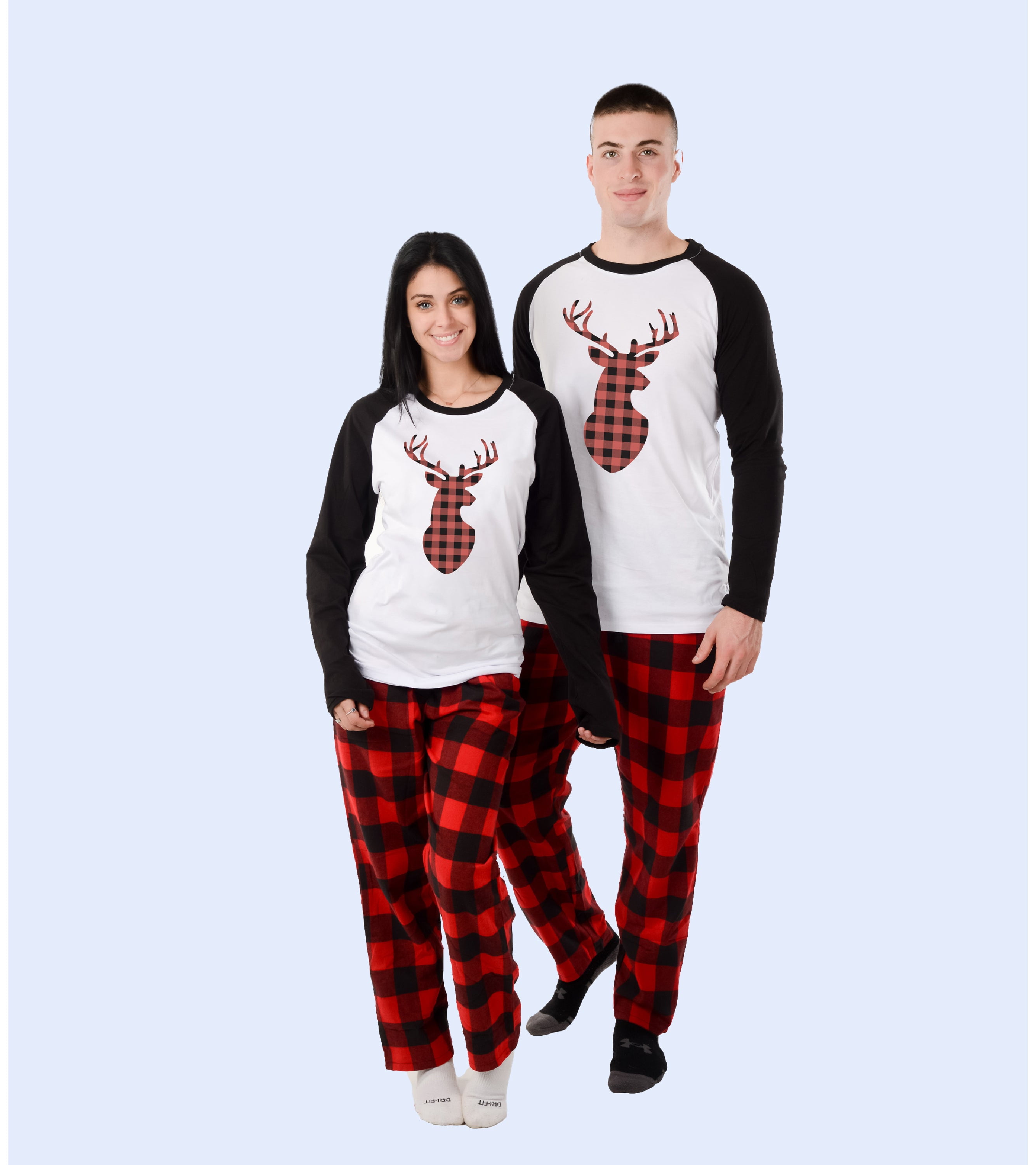 USBD Family Matching Christmas Pajamas - Festive Holiday PJs for Men ...