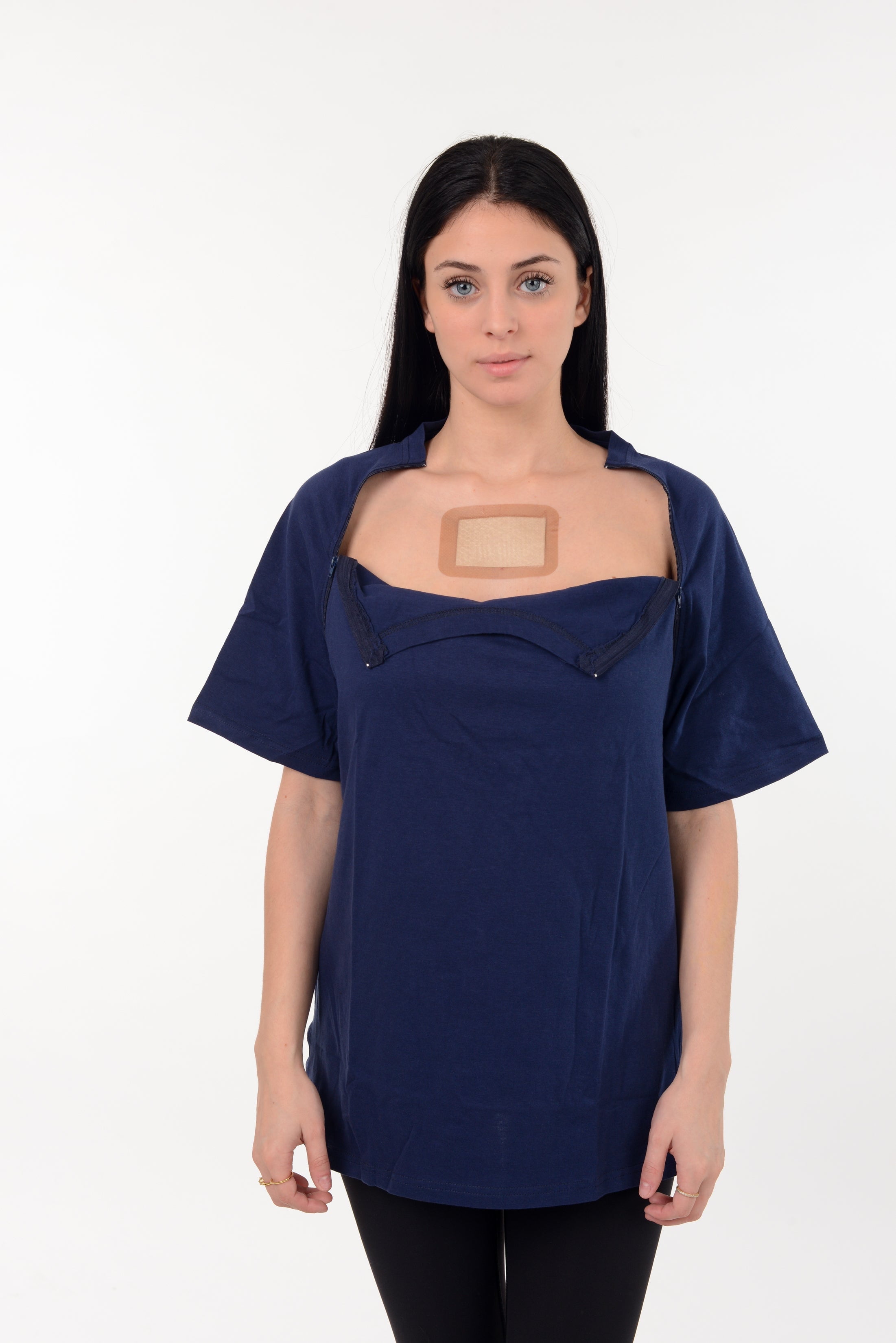 USBD Premium Chemo Recovery Tshirt, Dual Side Access, Comfortable Cotton Blend, Size: XX-Large ...