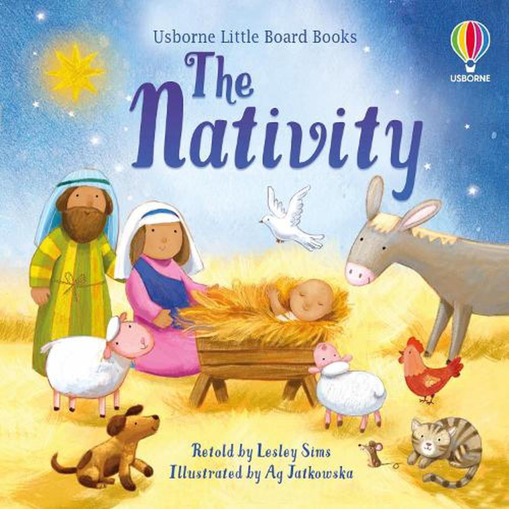 USBORNE LITTLE BOARD BOOKS: THE NATIVITY [Board book] Sims, Lesley and ...
