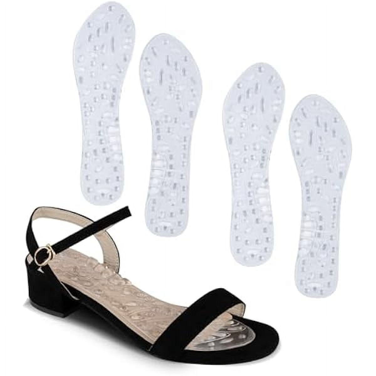 USBSO 2 Pairs Gel Foot Massage Acupressure Insoles, Foot Pain Relief and Arch Support, Dress ...