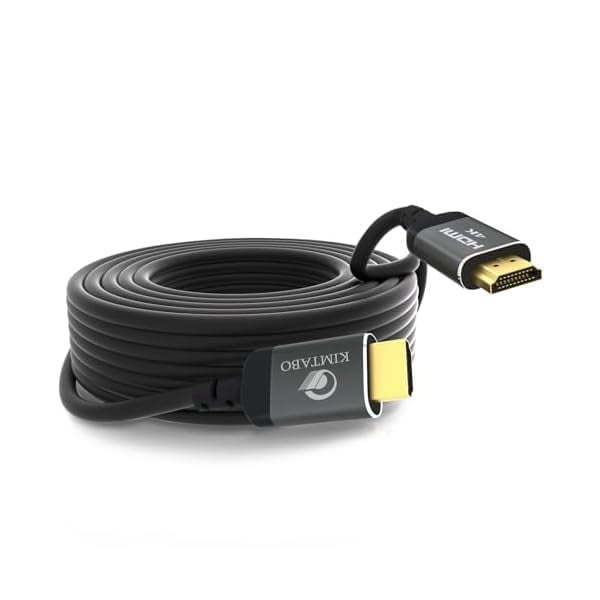 USBSO 20 ft HDMI Cable 4K, High Speed Long HDMI Cables Support 4K 60Hz ...