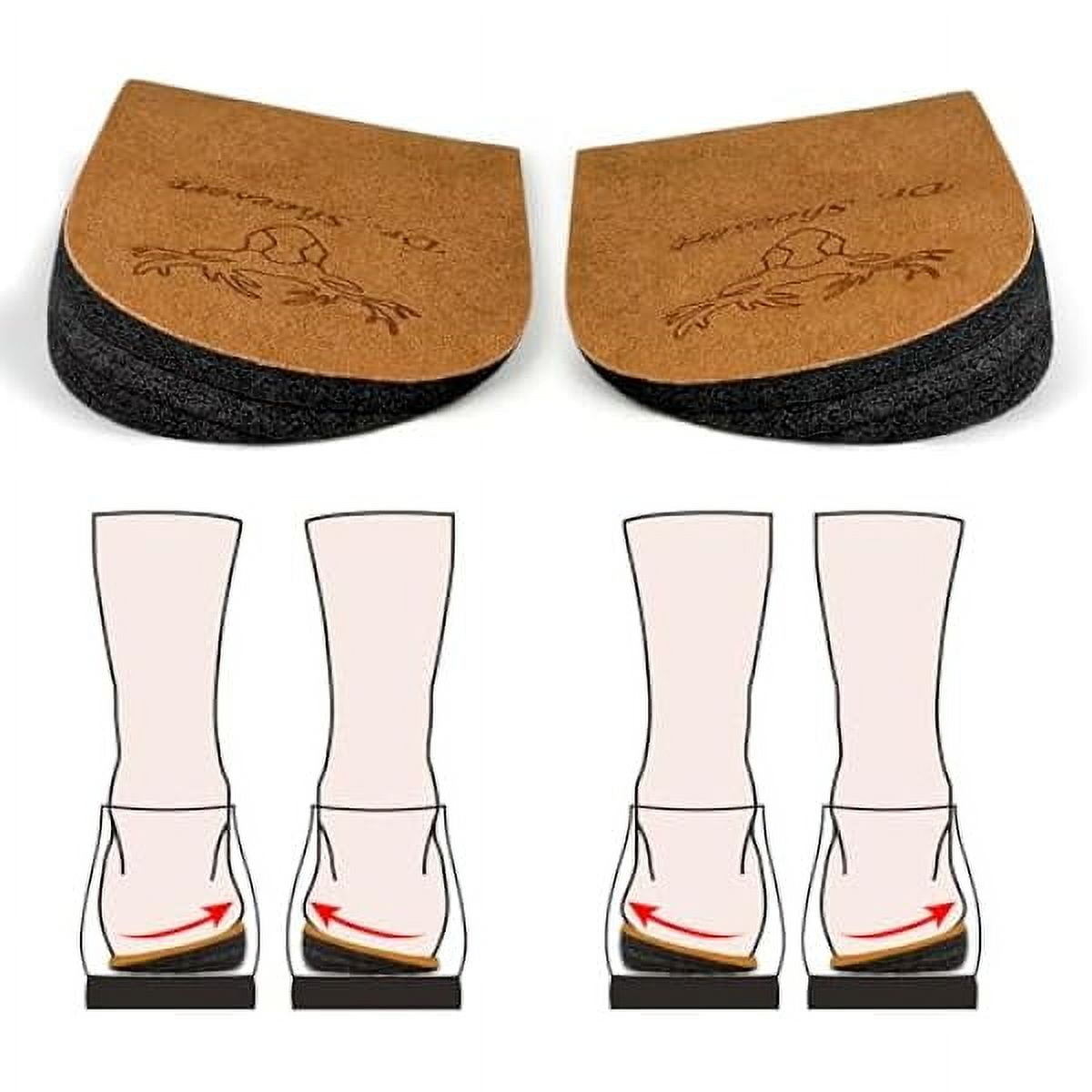 USBSO 3 Layers Adjustable Orthopedic Heel Wedge Inserts, Supination & Pronation Correction ...