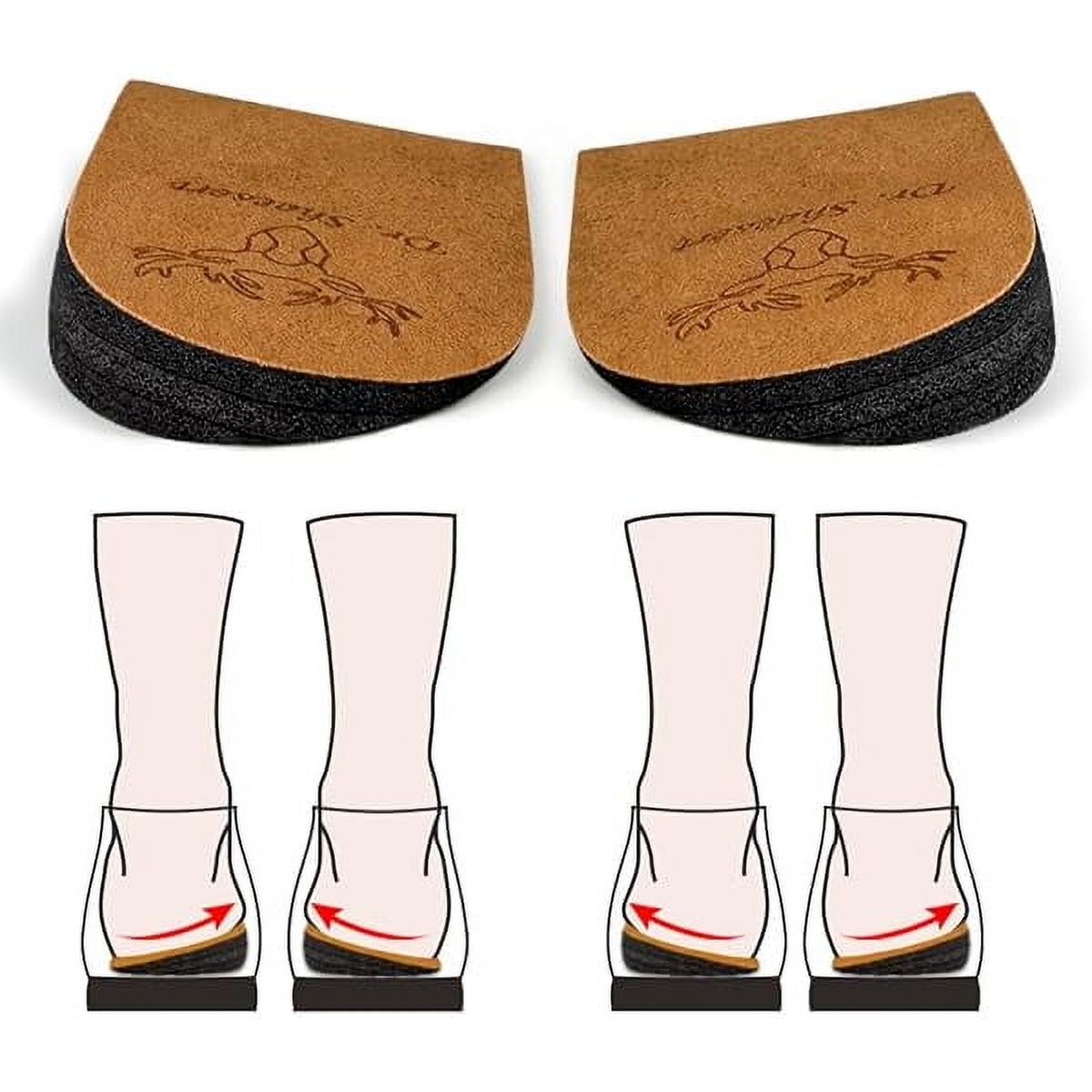 USBSO 3 Layers Adjustable Orthopedic Heel Wedge Inserts, Supination & Pronation Correction ...