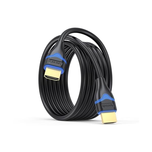 USBSO 4K HDMI Cable 12FT, High Speed HDMI Cord 12 Foot Ultra HD HDMI 2. ...