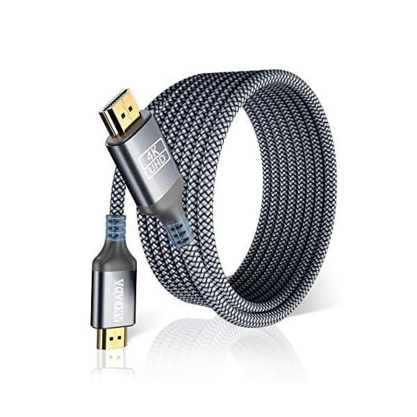 USBSO 4K HDMI Cable 30FT, 18Gbps High Speed HDMI 2.0 Nylon Braided ...