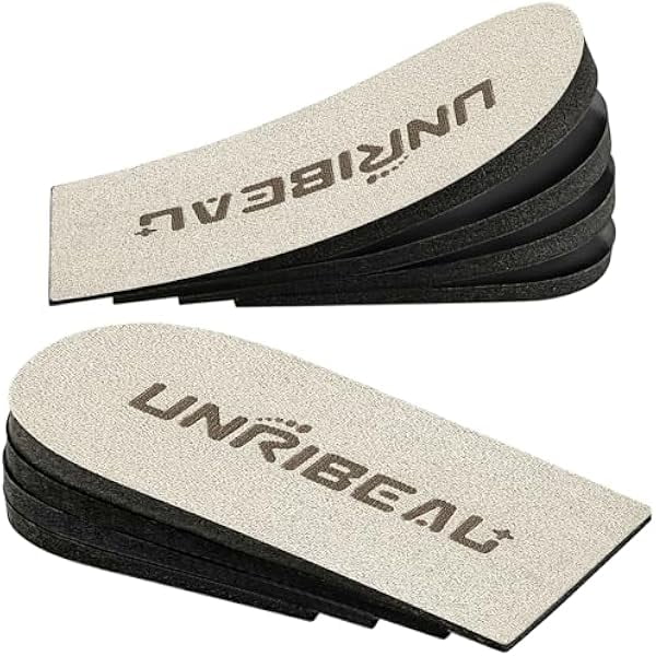 USBSO Adjustable Height Increase Insoles, 4 Layers Orthopedic Heel ...