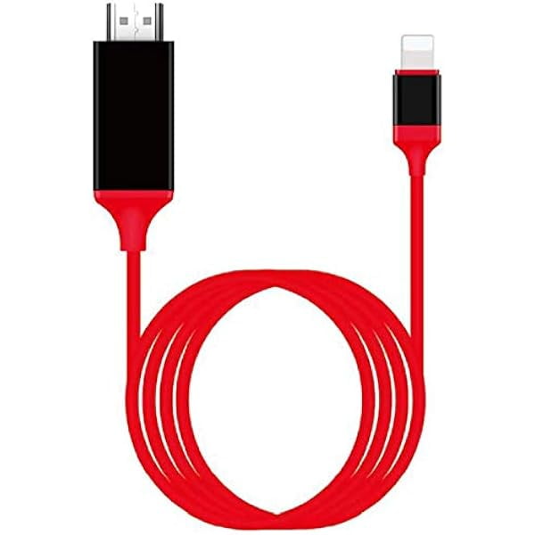 USBSO Apple MFi Certified Lightning to HDMI Adapter for Phone to TV ...