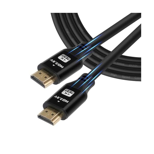 USBSO HDMI Cable 16.5ft 4K 120 Hz 48Gbps High Speed Hdmi Cables Gold ...