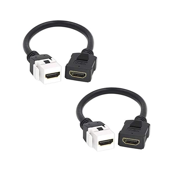 USBSO HDMI Keystone Jack and Coupler - 2-Pack Female to Female HDMI ...