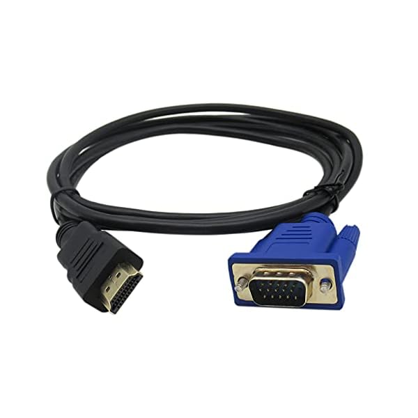 USBSO HDMI Male to VGA Male Video Converter Adapter Cable for PC DVD ...