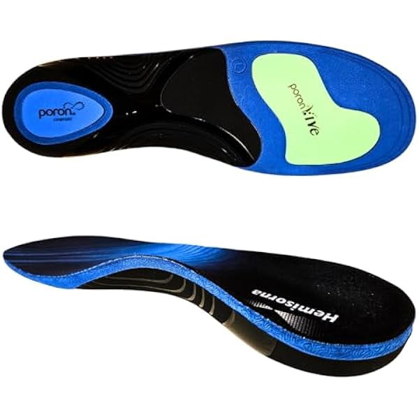 USBSO High Arch Support Orthotic Shoe Inserts,Relieve Plantar Fasciitis ...