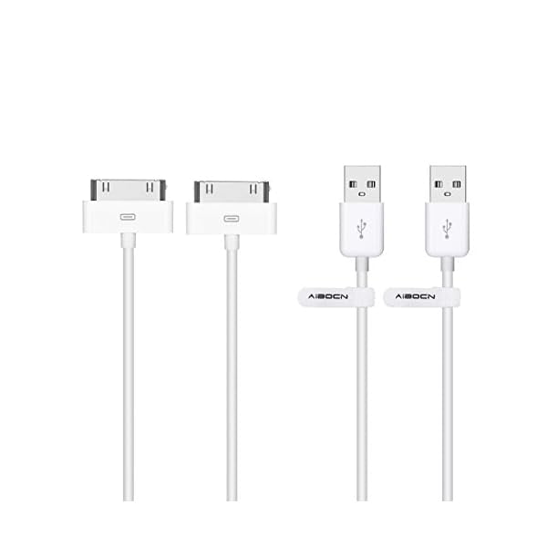 USBSO MFi Certified 30 Pin Sync and Charge Dock Cable (New Packaging × ...