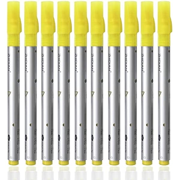 USBSO Reversible Dual-Tip Dry Erase Markers & Chalk Markers - Vibrant ...
