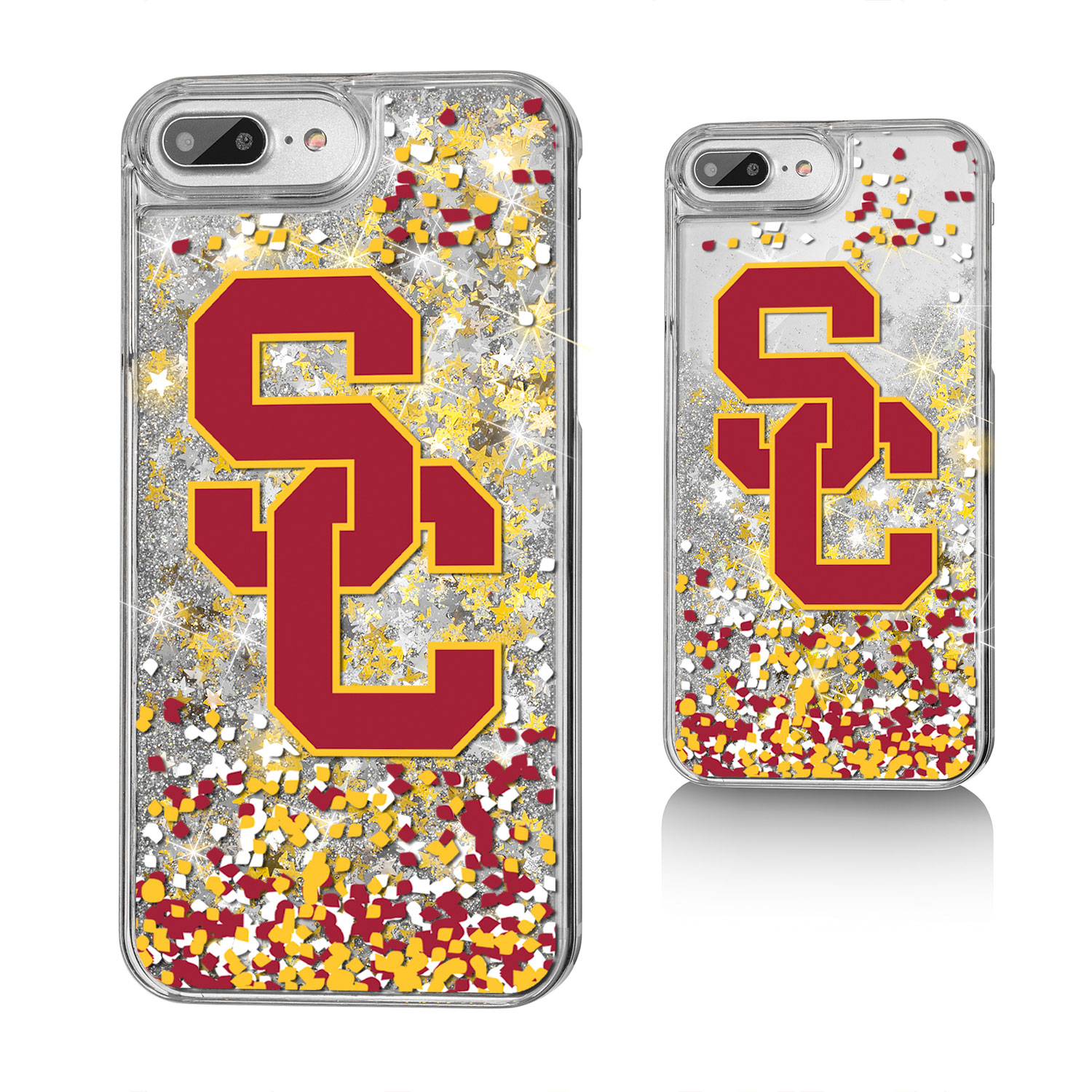USC Southern California Trojans Confetti Glitter Case for iPhone 8 Plus ...