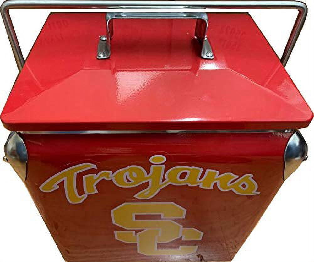 USC Trojans Football Vintage Appearance Water Ice Chest Cooler All ...