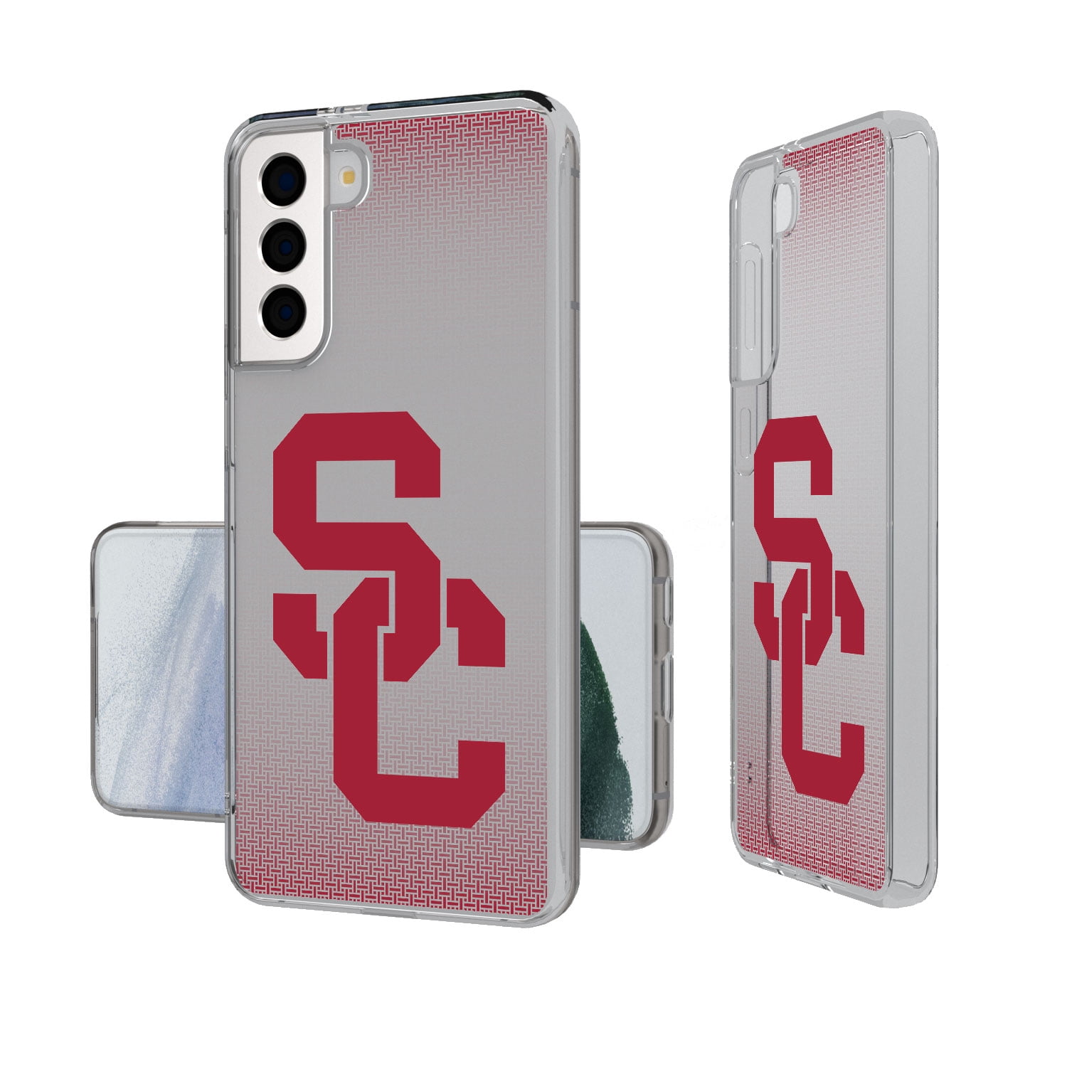 USC Trojans Linen Logo Galaxy Clear Case - Walmart.com