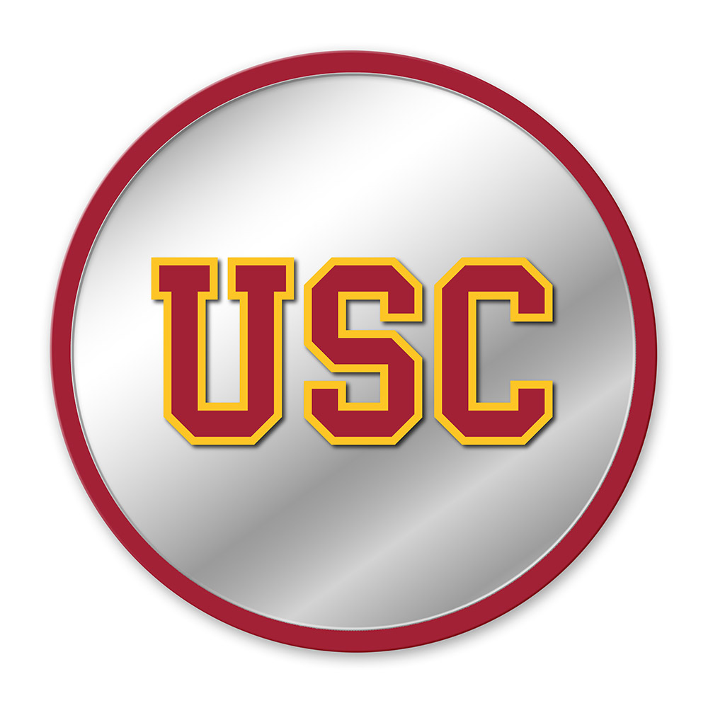 USC Trojans: Modern Disc Mirrored Wall Sign - Walmart.com