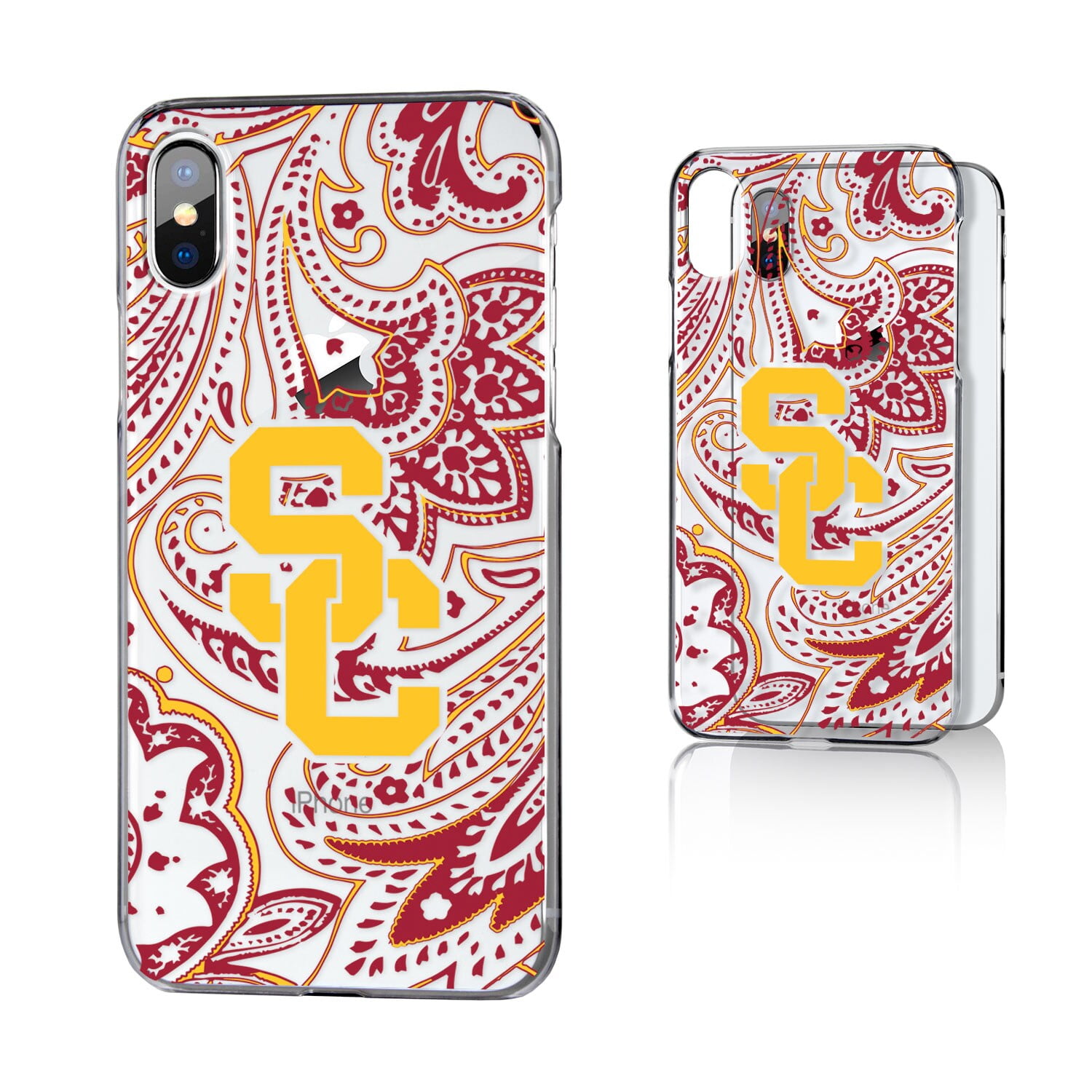 USC Trojans Paisley iPhone Clear Case - Walmart.com