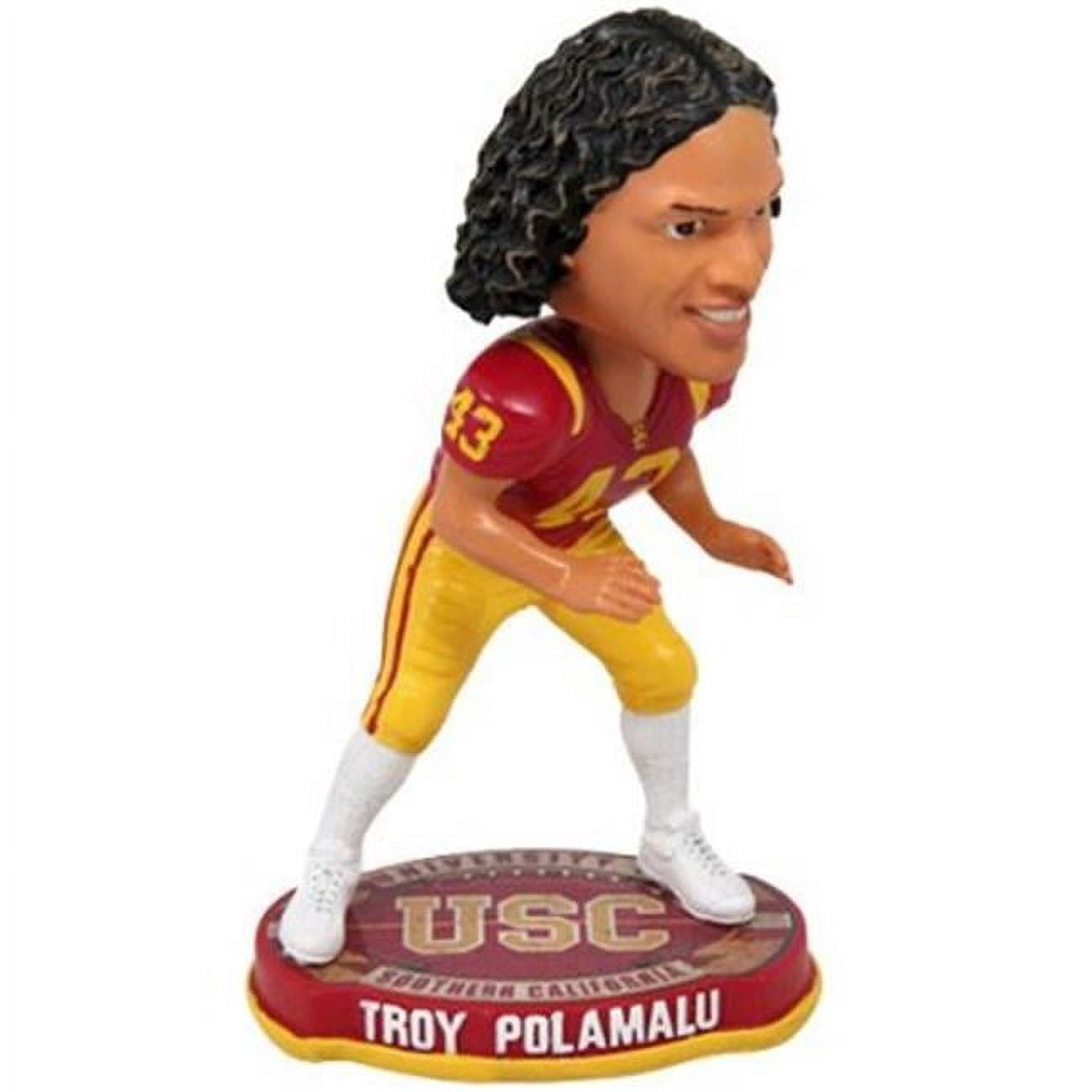 USC Trojans Troy Polamalu Forever Collectibles Thematic Base Bobble ...