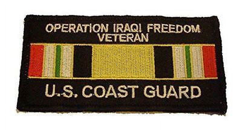 USCG COAST GUARD IRAQI FREEDOM OIF VETERAN PATCH W/ IRAQI CAMPAIGN ...