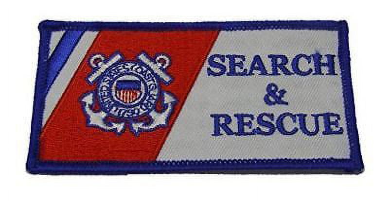 USCG COAST GUARD SEARCH AND RESCUE FLAG PATCH SEMPER PARATUS SAR ...