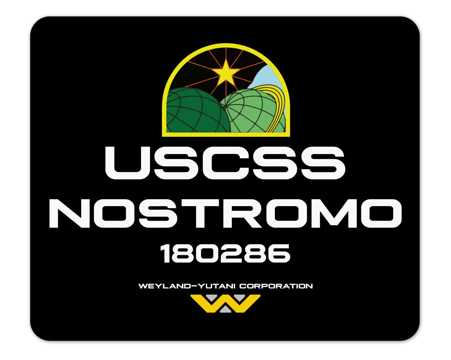USCSS Nostromo Logo 1/8" Thick Mouse Pad - Walmart.com